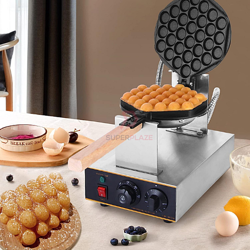 Commercial Electric Bubble Egg Waffle Baker Machine Eggettes Waffle Maker