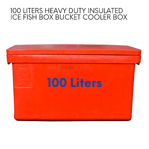 100 Liters Heavy Duty Insulated Ice Box Fish Ice Bucket Cooler Box Cold ...