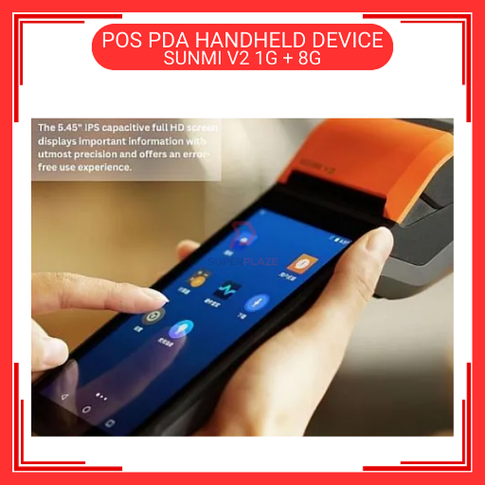 SUNMI V2 4G WiFi Android 7.1 1G 8G Mobile Handheld POS PDA Terminal ...