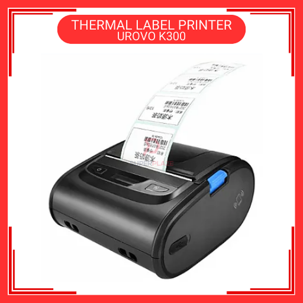 K300 80mm New Portable Mobile Barcode Thermal Label Printer Urovo